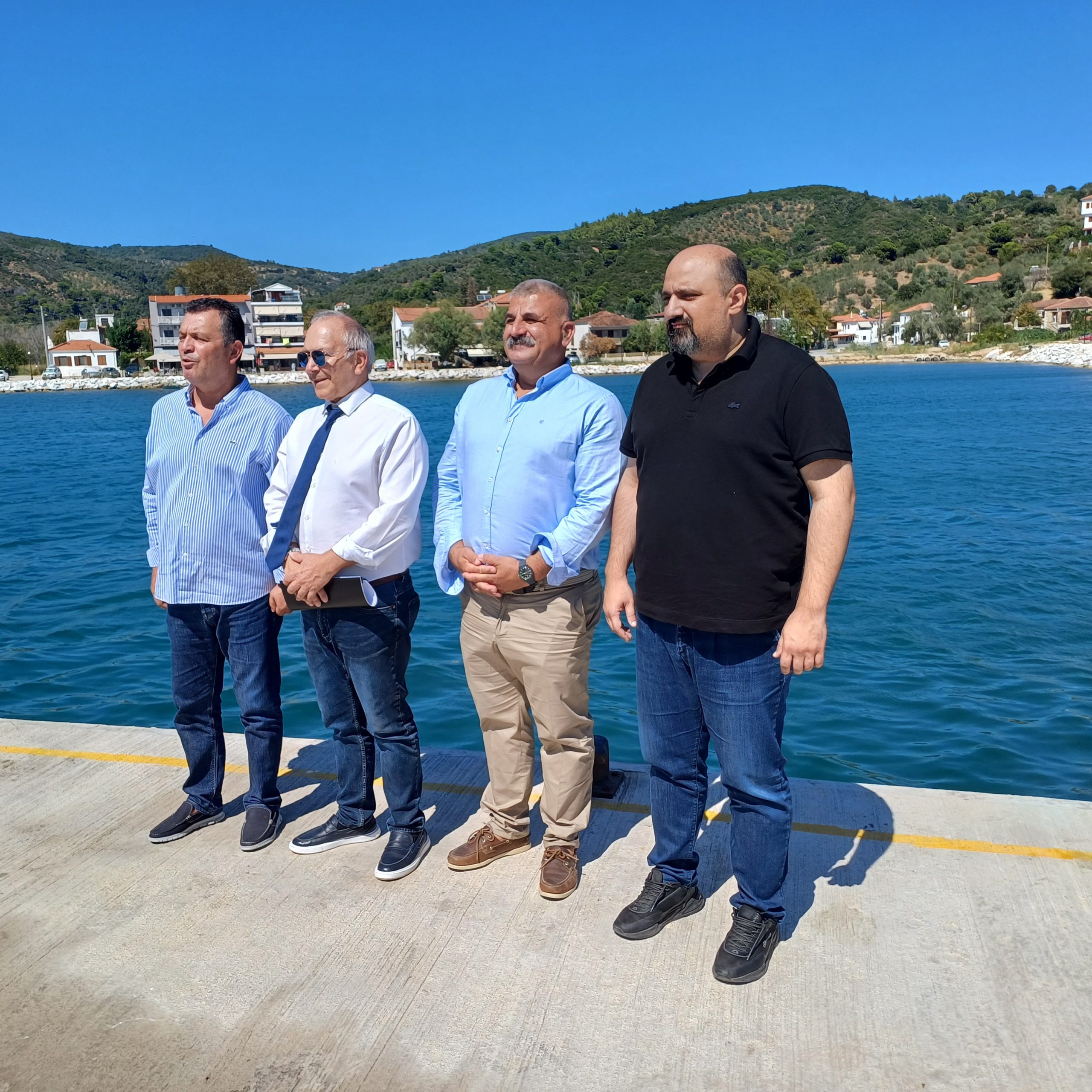 Εντυπωσιασμένος από το νέο Λιμάνι του Πλατανιά ο Υφυπουργός Ναυτιλίας ...